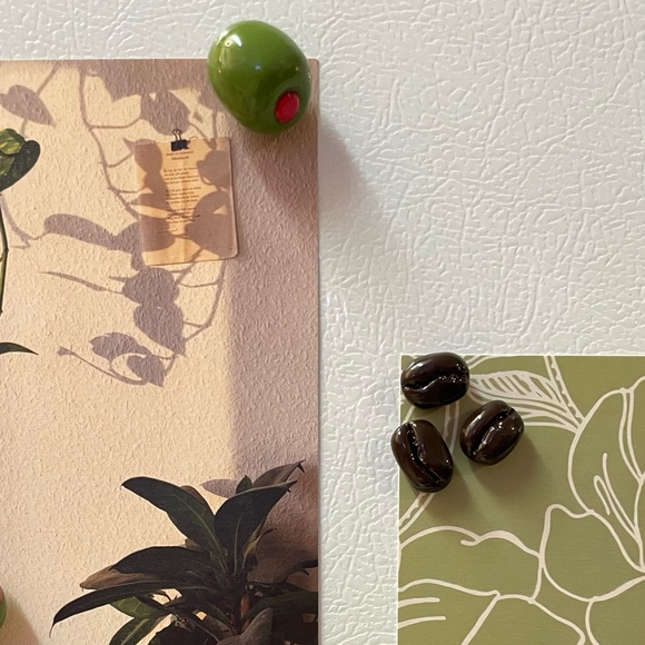 Wall Decor | Realistic Lifesized Coffee Bean Magnets | Poshmark